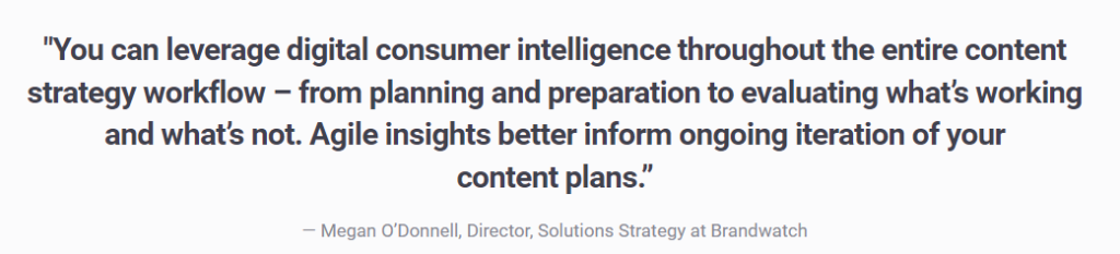 Brandwatch's Content Strategy Guide | DMC