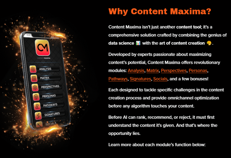 Content Maxima – AI-Powered Content Strategy & Analysis Tool